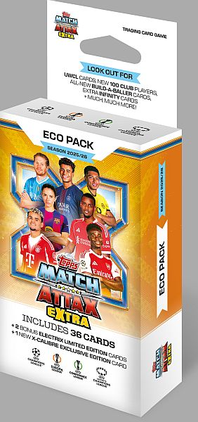 Match Attax Extra 2025/26 Eco pack | Zabawki \ Figurki i saszetki ...
